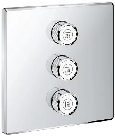 Grohe Grohtherm SmartControl - Ventil pod omítku pro 3 spotřebiče, chrom 29127000