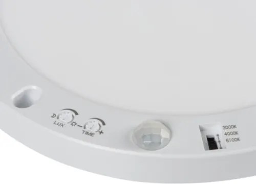 LED svítidlo s čidlem Kanlux ERGA PIR 17W CCT-W bílé