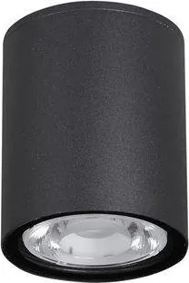 NV 9200611 Venkovní stropní svítidlo CECI černý hliník skleněný difuzor Osram LED 6W 3000K 100-240V 76st. IP65 - NOVA LUCE