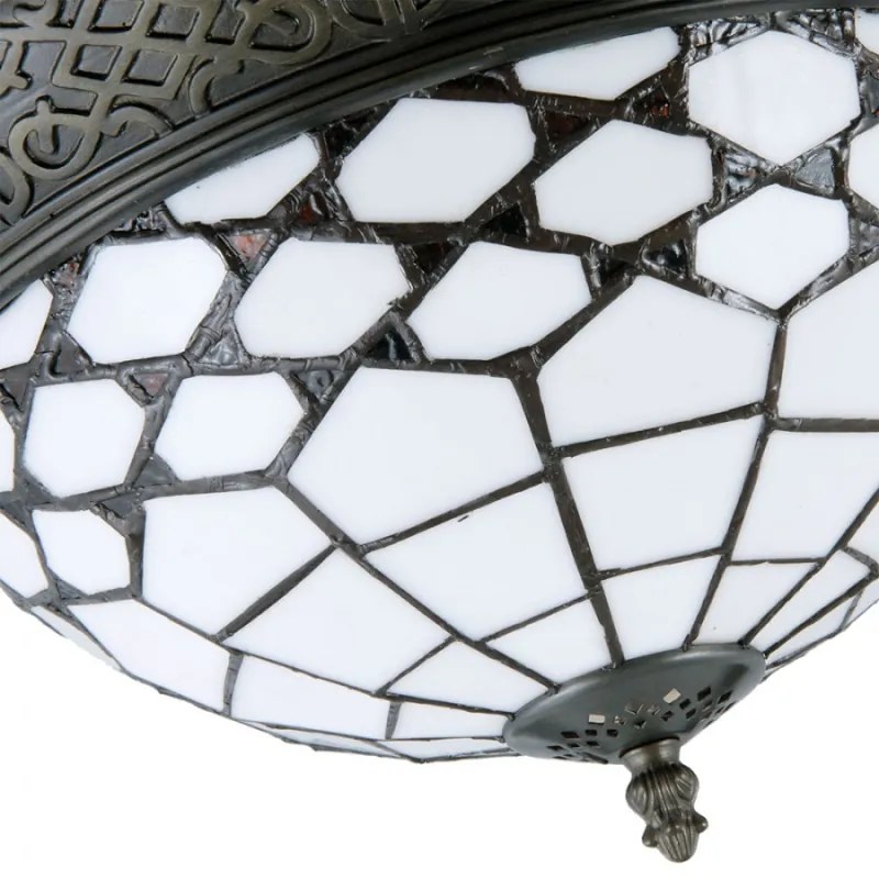 Stropní svítidlo Tiffany Roof - Ø 38*19 cm / E14/Max. 2x40 Watt – 38x19 cm