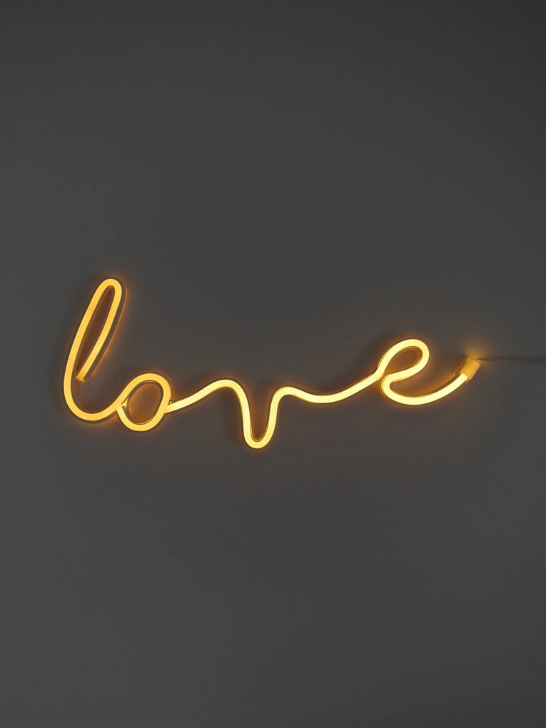 Sinsay - LED lampa ve tvaru nápisu „Love“ - bílá