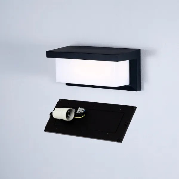 Brilagi - LED RGBW Venkovní nástěnné svítidlo BRICKY 1xE27/9W/230V černá IP54