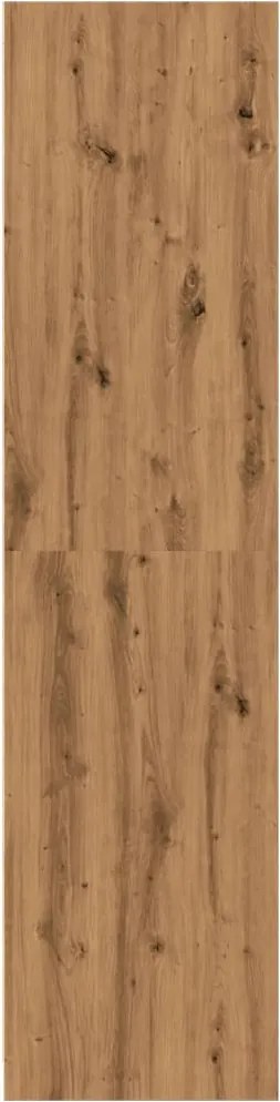 Šatní skříň dub artisan 30 x 50 x 200 cm kompozitní dřevo 3307782