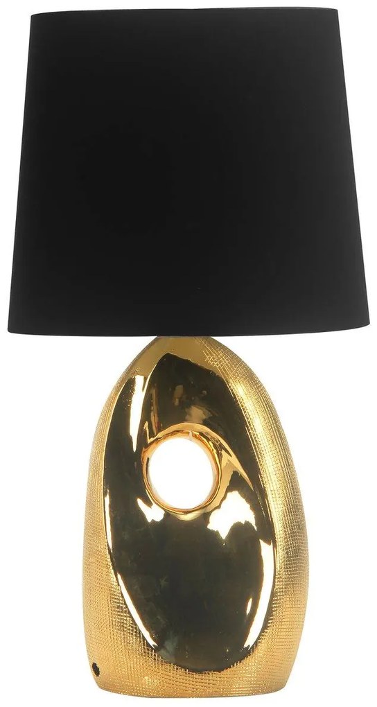 Designová stolní lampa CESENA, 1xE27, 60W, zlatá Clx