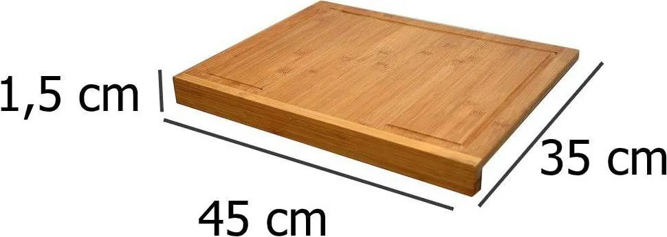 Bambusový kuchyňský vál, krájecí prkénko – 2 v 1