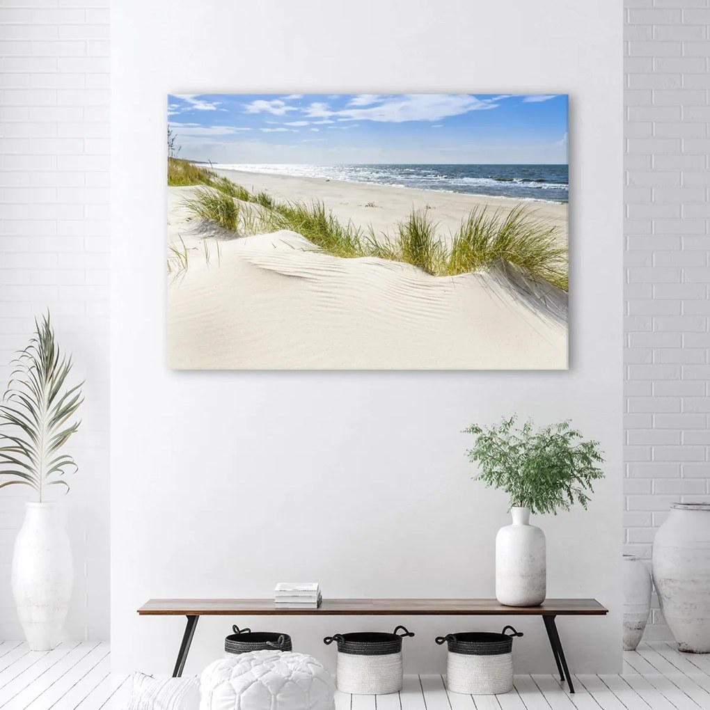 Obraz na plátně, Bałtyk Landscape Beach Sea - 90x60 cm