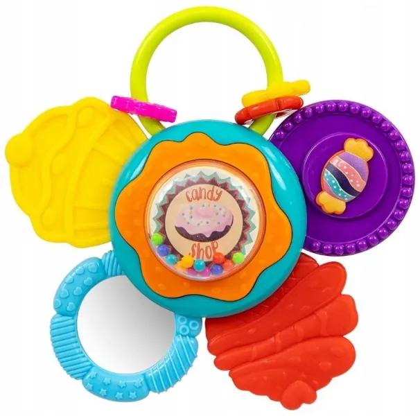 Senzorická hračka s přísavkou Milly Mally, Květinka, vícebarevná