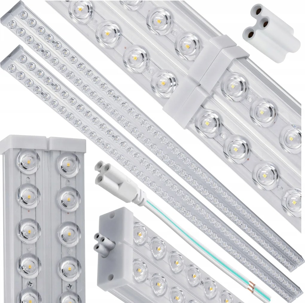 2x LED panelové svítidlo 120 cm 72W 7200 lm 6000k