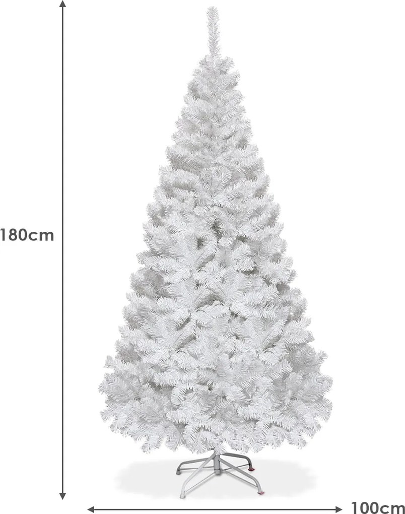 Costway Christmas Tree Umělý vánoční stromek s kovovým stojanem