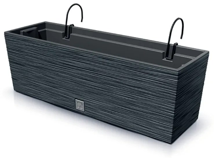 PROSPERPLAST Závěsný truhlík - FURU CASE W Rozměr: 39,5x18,5 cm, Barva: bílá