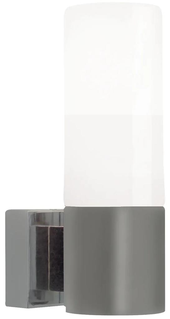 NORDLUX Tangens elegantní nástěnné koupelnové svítidlo - ocel, 185 mm