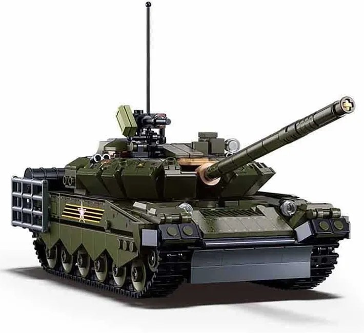 Sluban Model Bricks M38-B1178 Hlavní bitevní tank T-80 2 v 1 v měřítku 1:35