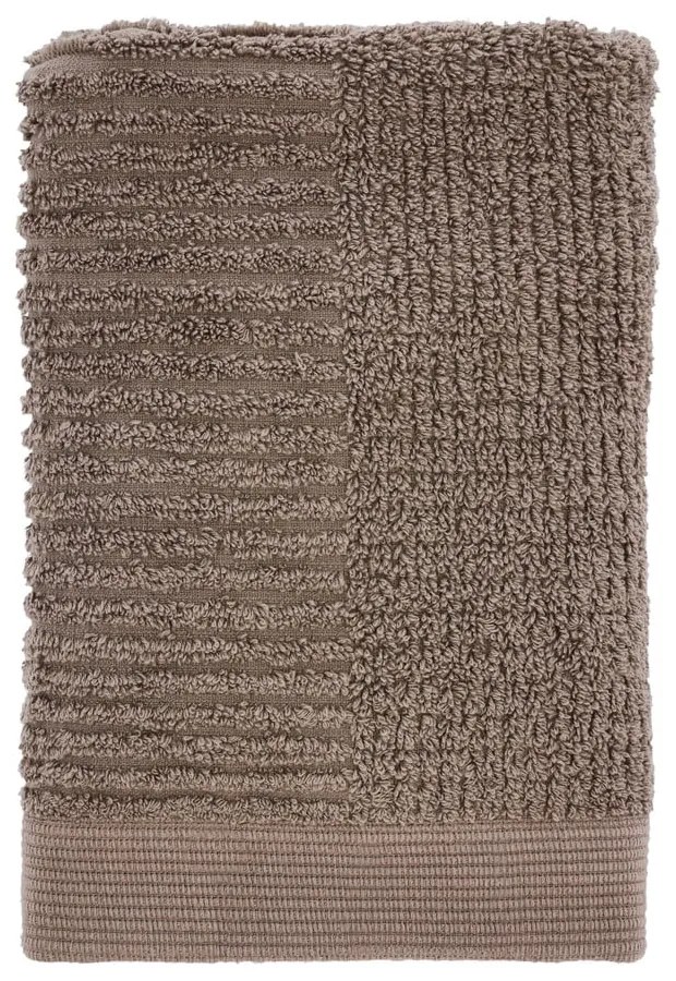 Taupe froté bavlněný ručník 50x70 cm Classic – Zone