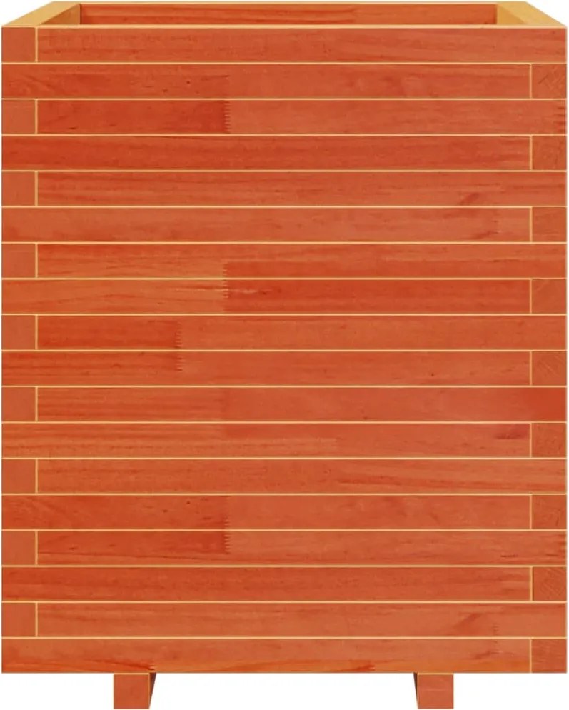 Zahradní truhlík voskově hnědý 60x60x72,5 cm masivní borovice 3282581