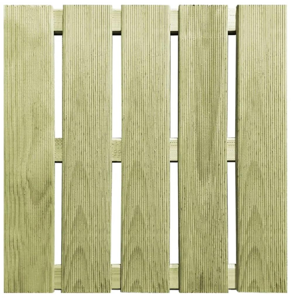 30 ks terasové dlaždice 50 x 50 cm dřevo zelené,  276433