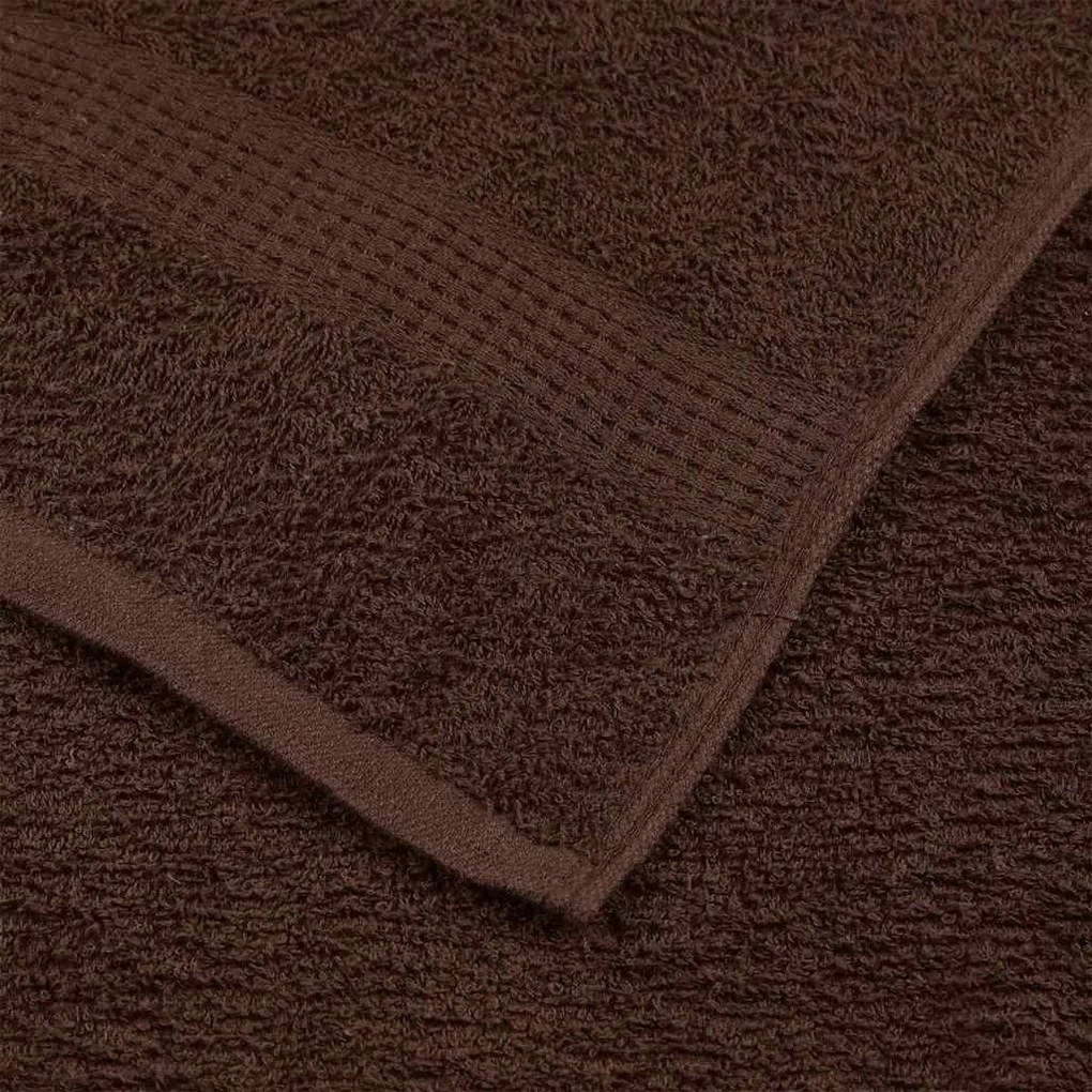 Ručníky do sprchy FROGN 2 ks hnědé 70 x 140 cm 360 g/m² 136761
