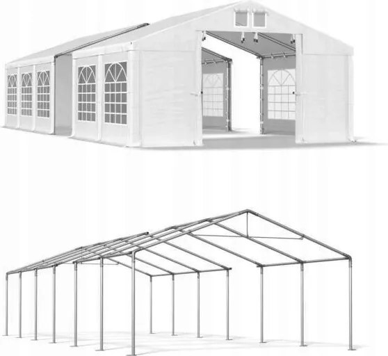 Výstavní stany 5x16 m Pavilony Das 620 S