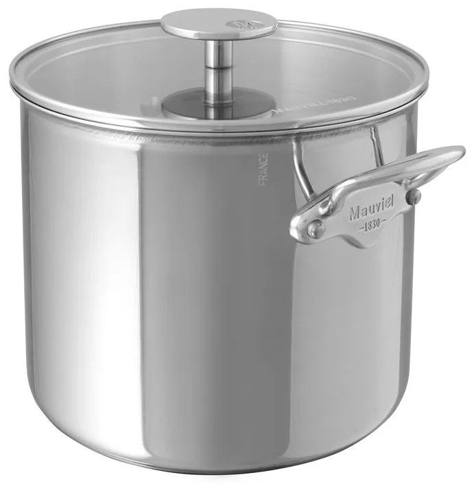 Mauviel M´Cook hrnec, 20 cm / 5,3 l se skleněnou poklicí