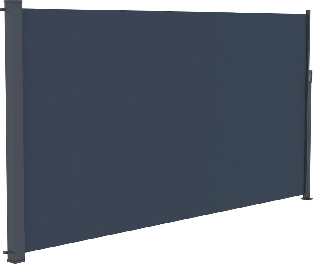 Zatahovací markýza/boční zástěna BestBerg BBSU-S350CG / 180 × 350 cm / šedá