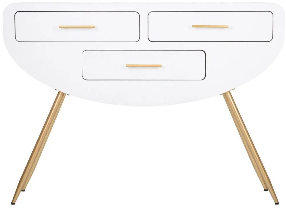 Designová konzole Raghnall 110 cm bílá
