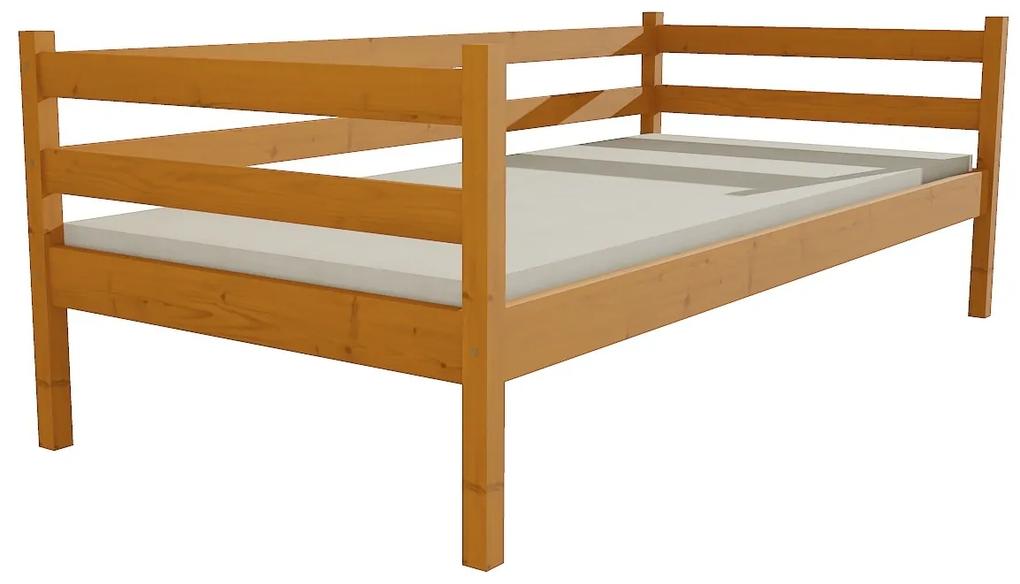 Dětská postel masiv 028 borovice masiv 90 x 200 cm olše