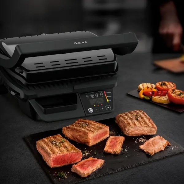 Tefal - Chytrý elektrický gril Tefal OPTIGRILL 2000W/230V