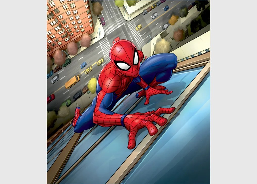 Dětská vliesová fototapeta na zed' Marvel Spider-Man, Disney | 180 x 202 cm | DFTDNXL 5150