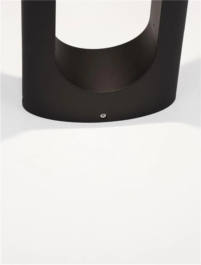 NV 9002840 Venkovní sloupkové svítidlo PORTAL černý hliník a akryl LED 13.5W 3000K 220-240V 296st. IP54 - NOVA LUCE