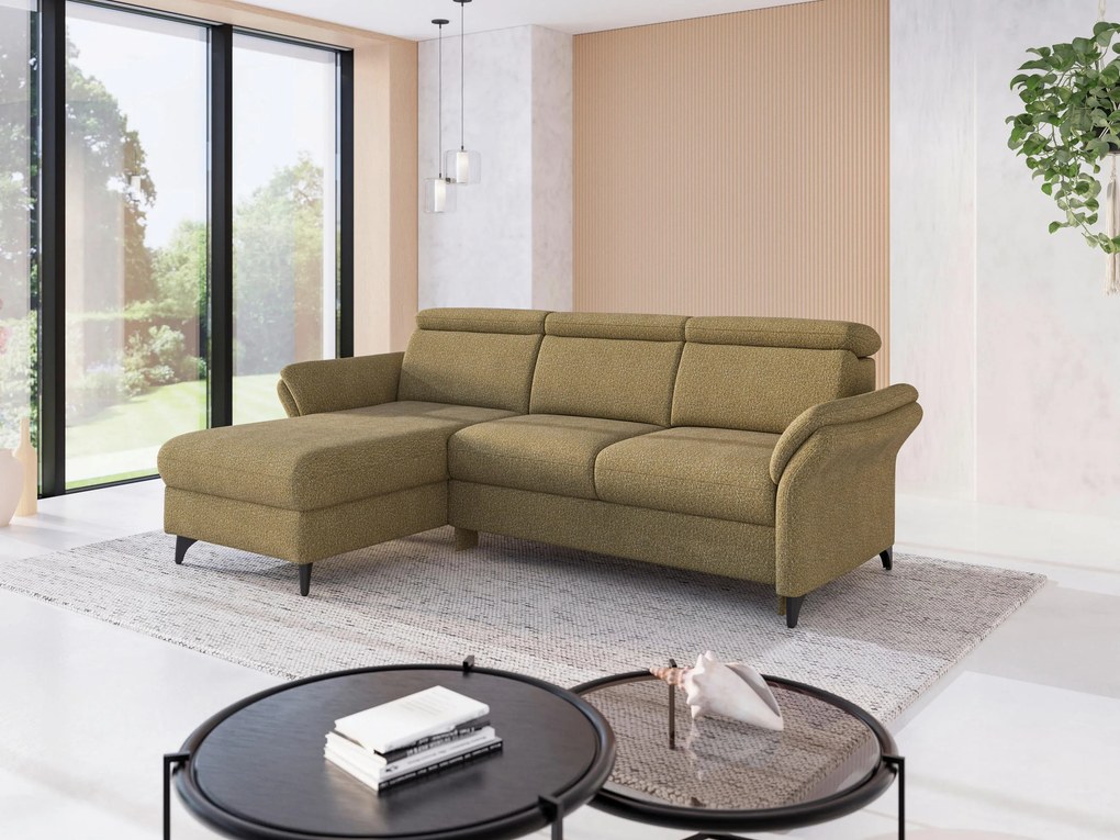 XXXLutz ROHOVÁ SEDAČKA, textil, olivově zelená Sit & More - Sedací soupravy - 000144025866