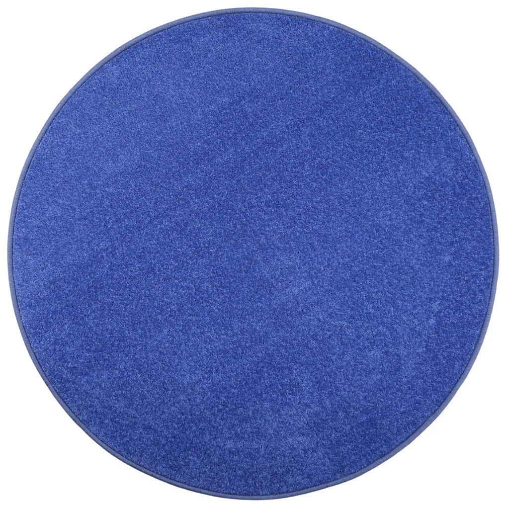 Vopi koberce Kusový koberec Eton modrý 82 kruh - 67x67 (průměr) kruh cm
