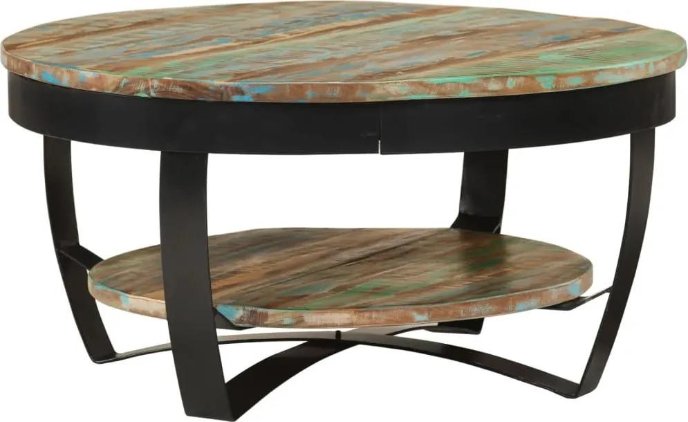vidaXL Konferenční stolek masivní recyklované dřevo 65 x 32 cm [244674]