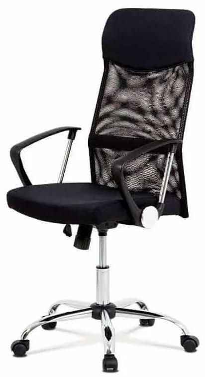 Autronic Kancelářská židle KA-E301 BLUE - modrá látka + černá MESH