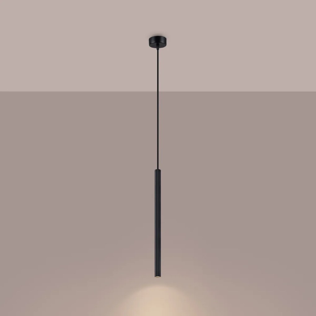Sollux Lighting Závěsné svítidlo ARCHE 1 Černá