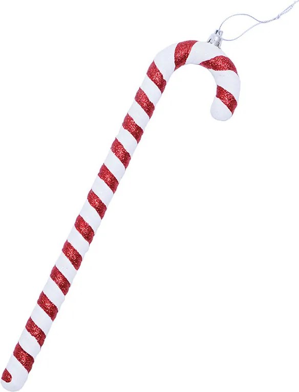 Velká vánoční ozdoba berlička, 30 cm, plast, IP44 venkovní