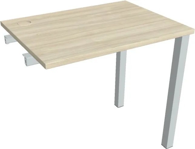 Hobis Kancelářský stůl řetězící Hobis UE 800R, deskaakát, černá černá