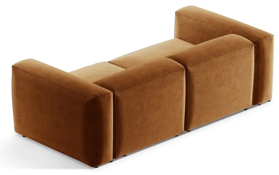 Pohovka v cihlové barvě 224 cm Bergano – Cosmopolitan Design