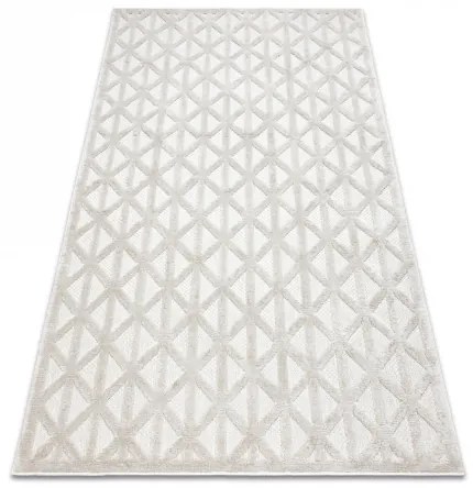 Koberec SANTO SISAL 58500 Trojúhelníky, geometrická béžový