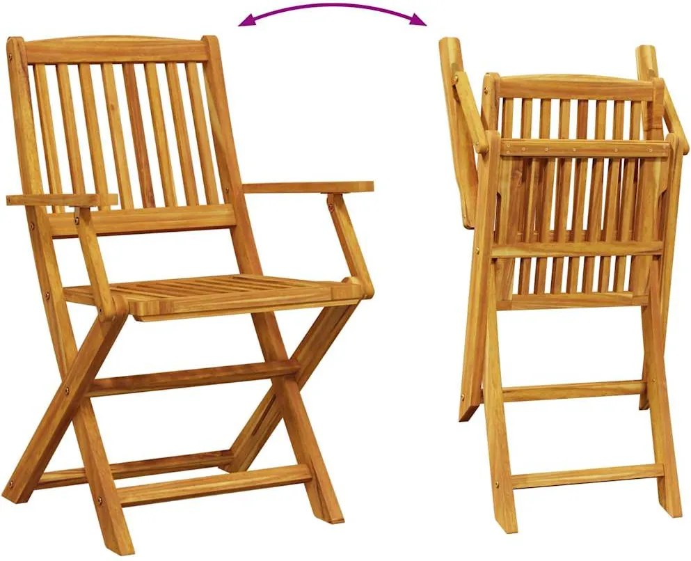 7dílný zahradní jídelní set 180x90x75 cm masivní akáciové dřevo 3321528