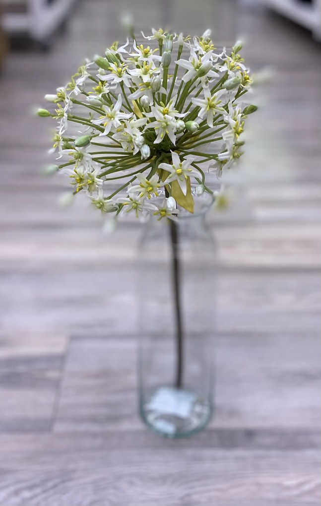Umělá květina Sia Home Fashion Allium bílá 48 cm