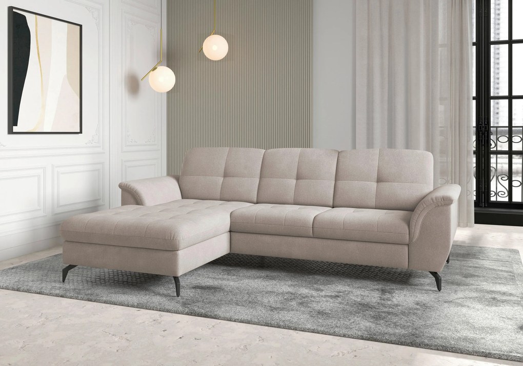 XXXLutz ROHOVÁ SEDAČKA, textil, šedobéžová Sit & More - Sedací soupravy - 000144013346