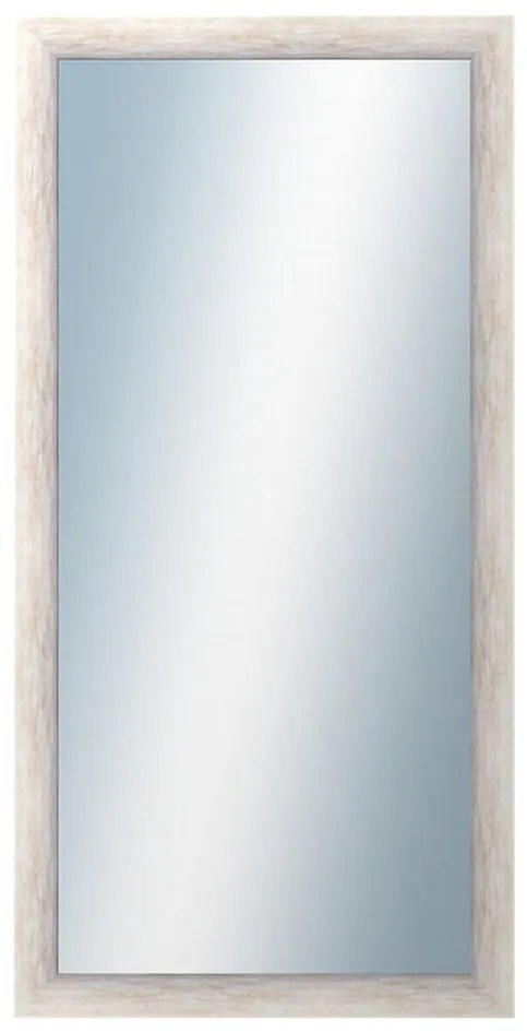 DANTIK - Zarámované zrcadlo - rozměr s rámem cca 50x100 cm z lišty PAINT bílá velká (2960)