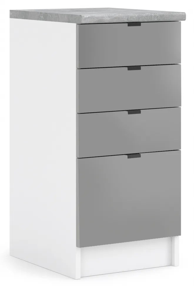 Kuchyňská skříňka spodní 40 cm - LAM SZ40 4SZ - Dvířka LETTY