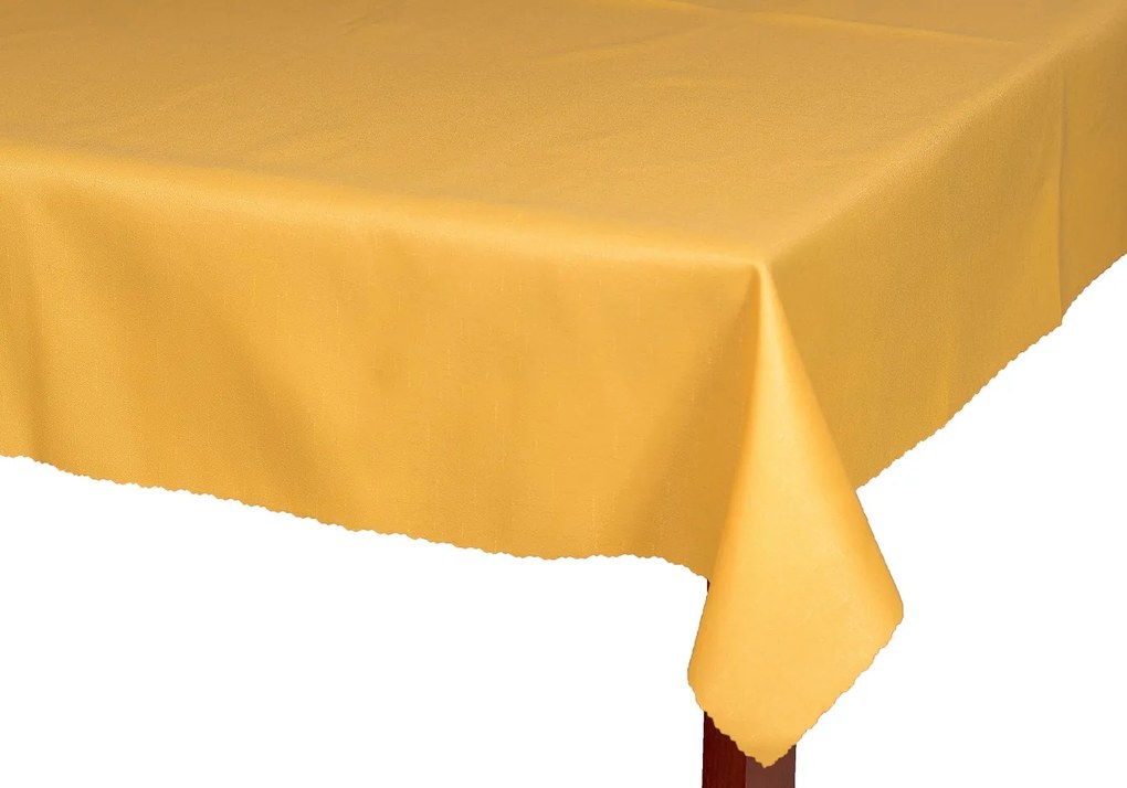 Ubrus teflonový žlutý Rozměry: 140x240, Tvar: Ovál