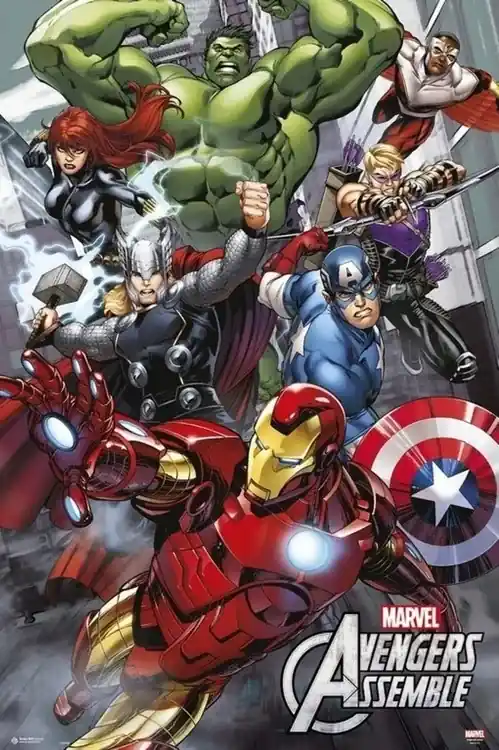 Plakát, Obraz - Marvel - Avengers Assemble, (61 x 91.5 cm) | BIANO