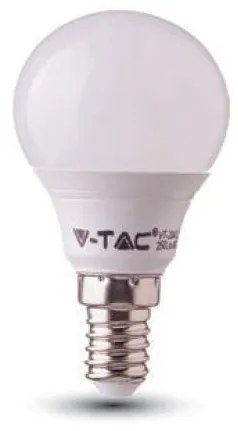 V-TAC LED žárovka mini Globe P45 5,5W/230V/E14/6400K/470Lm/200°/A+