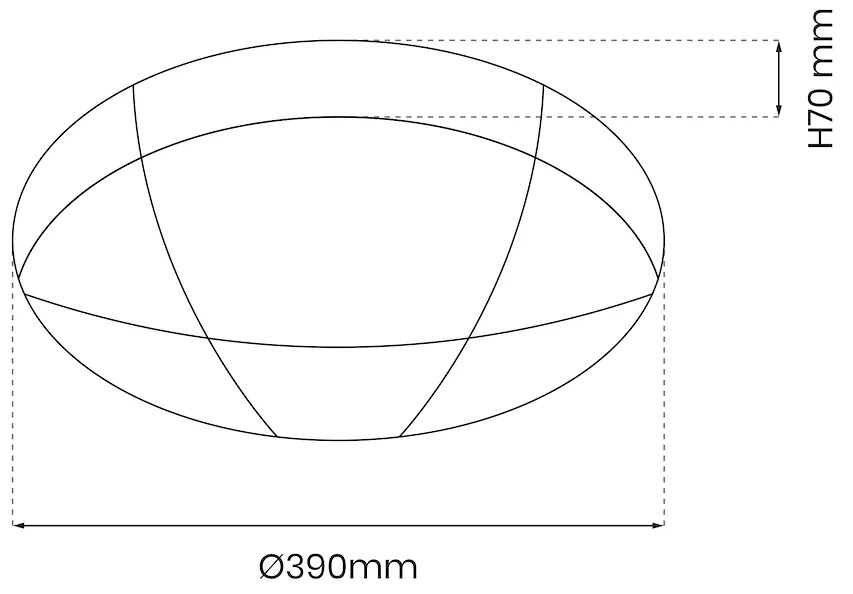 Stropní LED svítidlo Bob, 1x LED 24w, 3000-6000k, w, s ovladačem