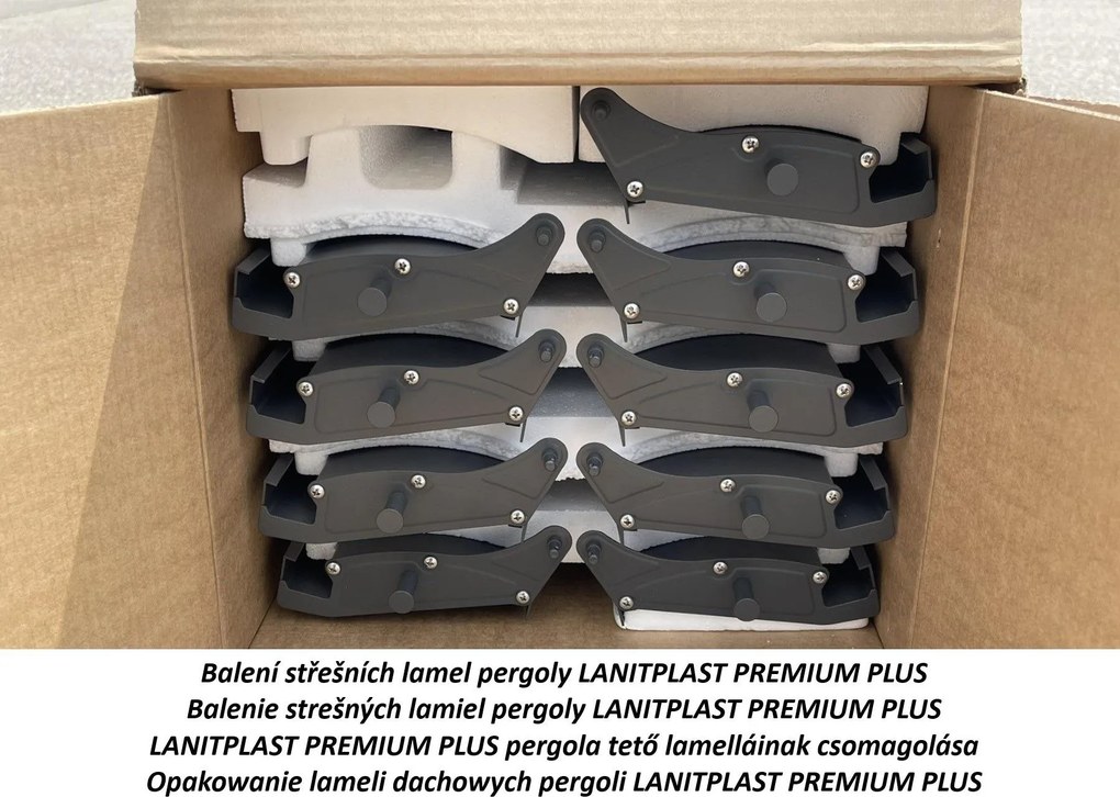 LANIT PLAST, s.r.o. hliníková bioklimatická pergola LANITPLAST PREMIUM 6x3 m LG4953