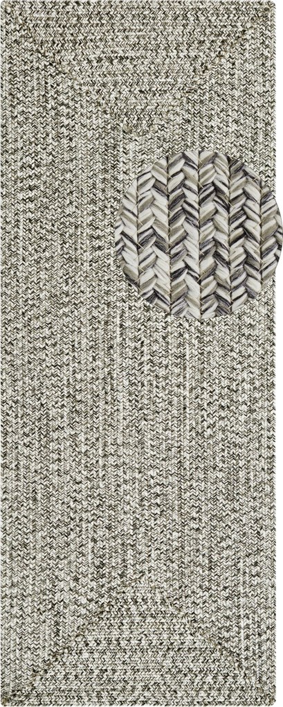Kusový koberec Braided 105552 Melange – na von aj na doma, 120x170, béžová, chodba / predsieň, Hanse Home