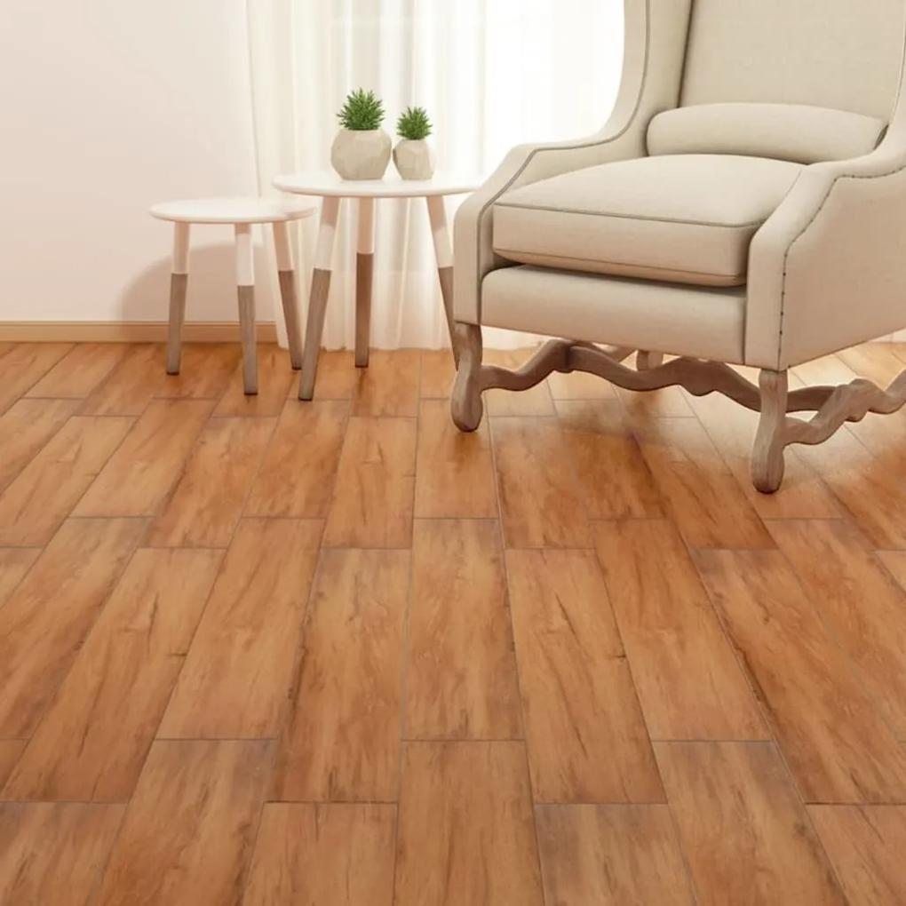 vidaXL Samolepicí podlahová krytina PVC 5,21 m² 2 mm [330189] Barva: matte wood brown