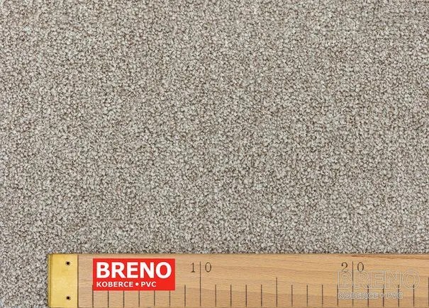 Breno Metrážový koberec YORK SUPREME 42, šíře 400 cm, Béžová